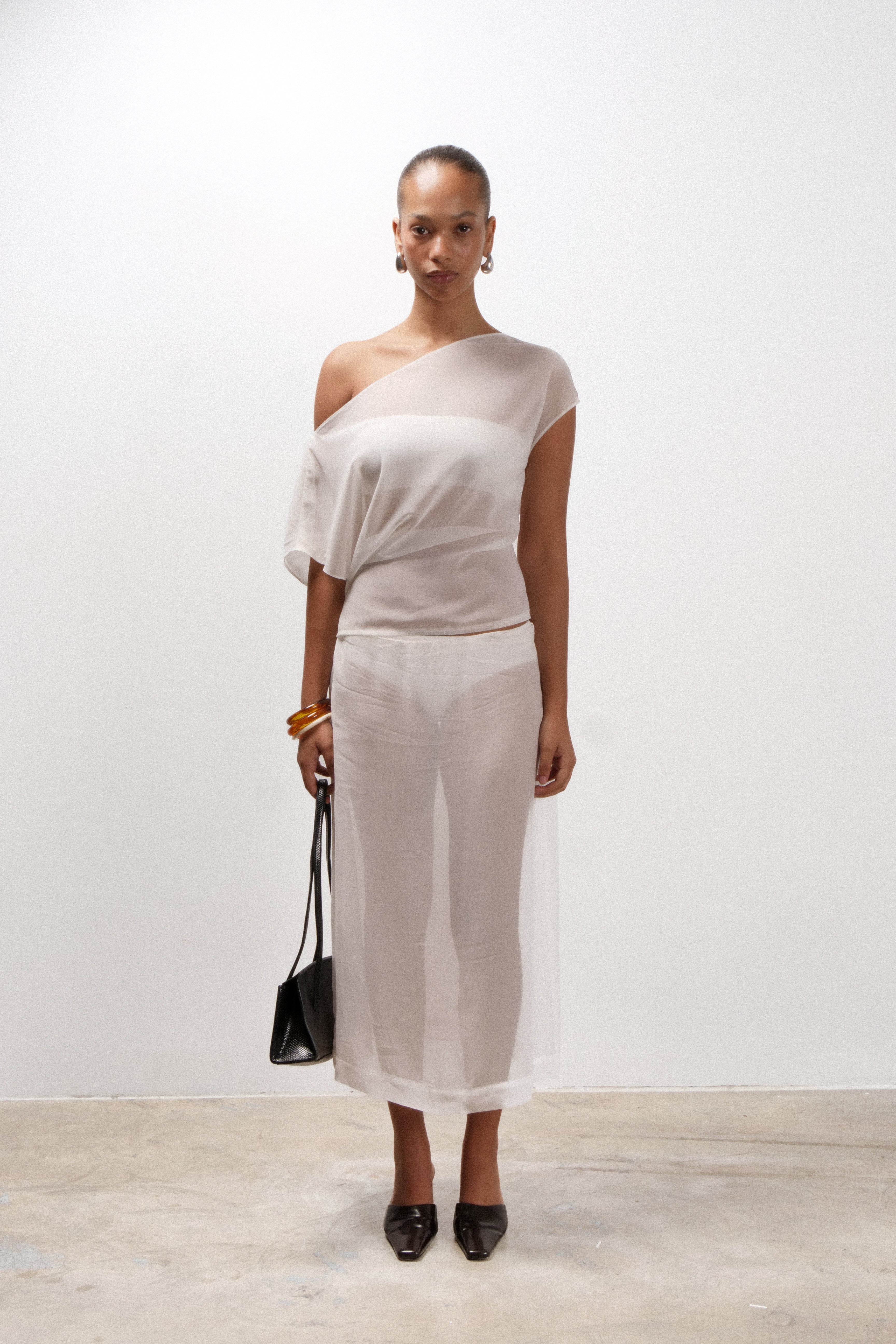 Freya Skirt Pearl – Neil Vernon